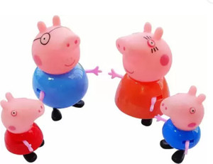 Intelligent Peppa (IND*77) Pig Toys Family Set Orginal Cartoon Animated ...