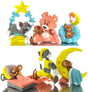 Mubco Mini Tom and Jerry Sweet Dreams Figure Cake Topper Cartoon Model ...