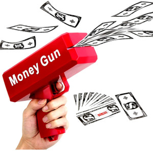 Sudram Money Fly Gun Cash Canon for Punjabi Wedding with 100 Fake ...