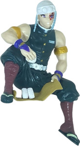 iouche Demon Slayer Tengen Uzui Sitting Eating Action Figure Height 16 ...