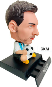 GKM Famous Messi Footballer action figure bobblehead for cars & ofice ...