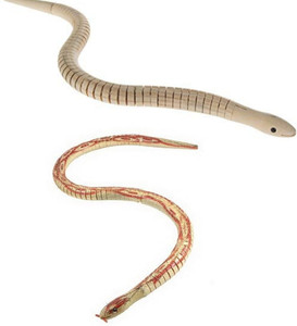 HAPYDOSE Toys/Gift / Return Gift wooden flexible Stretchable snakes ...