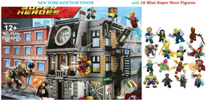 Delite Endgame Avengers NEW YORK SANCTUM Battle Scene Super Hero Blocks ...