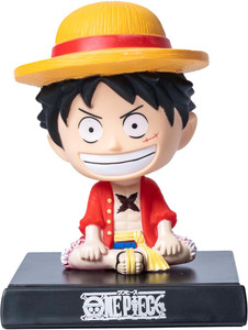 RainSound Anime Onepiece Monkey D Luffy Action Figure Bobblehead with ...