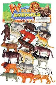 manish Latest wild Animals, zoo animals, Jungle animals Pack of 20 ...