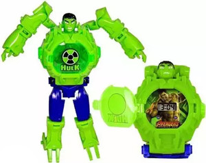 Synlark Robot Toy Convert to Digital Wrist Watch for Kids Robot ...