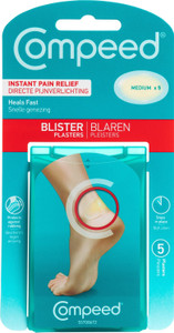 Compeed Fast Healing Blister Plasters with Foot Heel Rubbing Protection ...