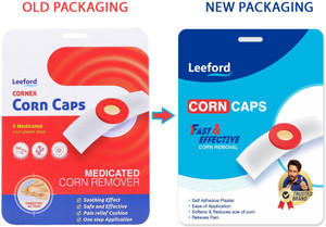 Leeford Cornex Corn Cap | Foot Corn Remover for Hard Skin & Calluses ...