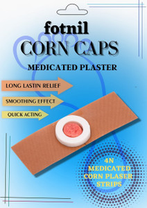 Fotnil Medicated Corn Caps for Fast & Effective Deep Foot Corn Remover ...