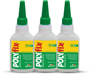 POLYFIX Instant Glue High Viscosity for Art & Craft Adhesive Adhesive ...