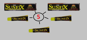 sunfix Gold 5pcs Original Synthetic Rubber Based Quickfix Adhesive ...