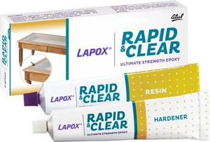 Lapox 180g Rapid And Clear 5-Minute Fast Setting Epoxy Adhesive ...