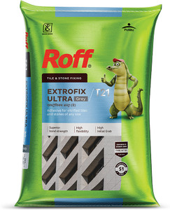 roff Extrofix Ultra Adhesive For Fixing External Tiles & Stones, Grey ...