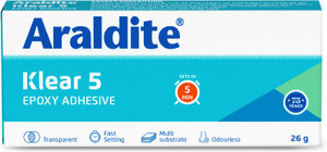 Araldite Klear 5, 26g (R & H 13 g), Fast Setting Transparent Epoxy ...