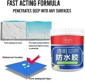 PRIVINE Waterproof Repair & Sealant Leak Seal Rubber Coating Crack ...