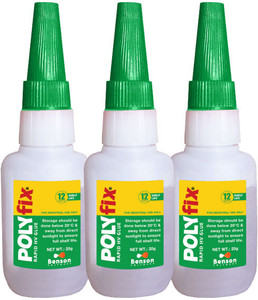POLYFIX Instant Glue High Viscosity for Art & Craft Adhesive Adhesive ...