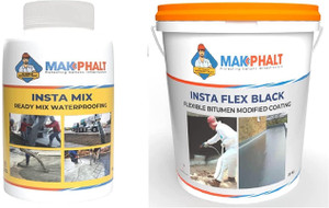 MAKPHALT Combo of Insta Mix Integral Waterproofing Compound and Insta ...