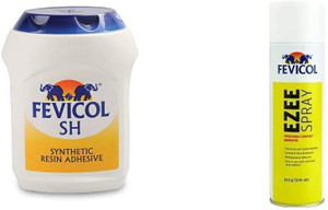 Pidilite Fevicol SH 500GM and FEVICOL EZEESPRAY(383 gm) Adhesive Price ...