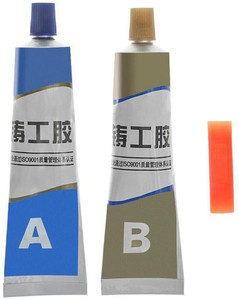 HM EVOTEK Metal Mending Cold Weld Metal Repair Paste Adhesive Gel, AB ...