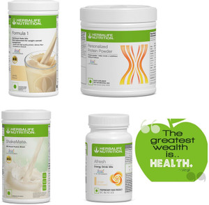 HERBALIFE Vanilla Shake 500g + Shakemate + Protein 200g + Ginger Afresh ...