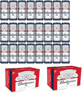 Budweiser Beer 0.0 NON-ALCOHOLIC PACK OF 48 (48x330 ml, Malted, Beer ...