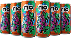 Rio Peachberry Bubbly Fruit Drink Can | Exotic Drink + Fizz | Pack of ...