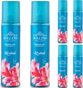ROLLINS RUBAL Spray RUBAL ROOM CAR FRESHNER PACK OF 6 Price in India ...