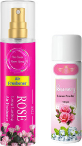 The Ocean Rose Room Spray 250ml And Rosemary Cool Cool Talcum Powder ...