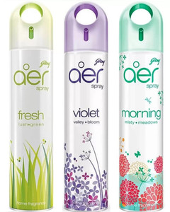 Godrej Aer FRESH LUSH GREEN, VOILET VELLY BLOOM, MORNING MISTY MEADOWS ...