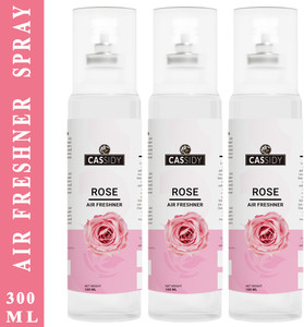 Cassidy Rose Spray Rose Air Freshener (Pack of 3) Spray (3 x 100 ml ...