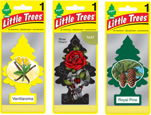 Little Trees Vanillaroma|Rose Thorn|Royal Pine|Hang Air |(3 x 1 Units ...