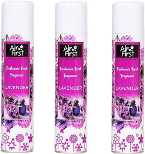 Air first LAVENDER Air Freshener Combo Pack of 3 (300ml + 300ml + 300ml ...
