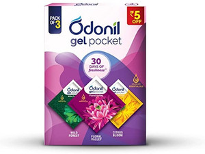 Odonil citrus bloom Aroma Oil Gel Pocket Mix - 30g (Assorted pack of 3 ...