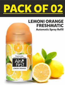 Air first LEMONI ORANGE Spray, Refill, Automatic Spray Pure Freshmatic ...