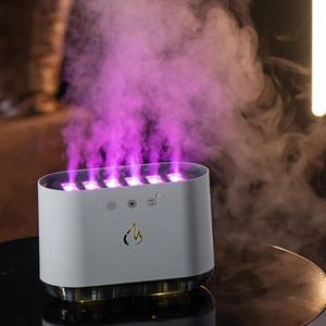 Merish Air Humidifier with RGB Light Desktop Humidifier for Bedroom and ...