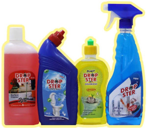 dropster Cleaning Combo Toilet Cleaner,surface Cleaner,DishWash Cleaner ...