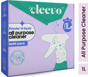 cleevo All Surface Cleaner Liquid Spray | 1L Refill Pack | Multipurpose ...