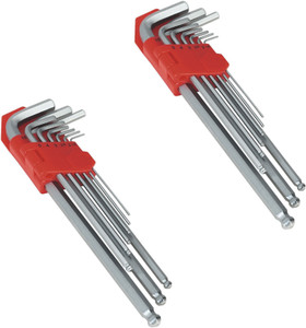 Inditrust 9 pcs long Allen Key Set (pack of 2) Allen Key Set Price in ...