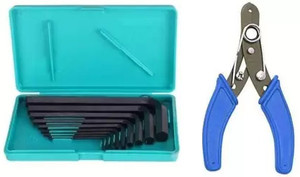 Snomex 9-Pcs Full Hex Allen Key Kit L Shape Repair With Heavy Duty Wire ...