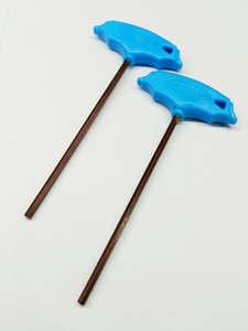 4MECH 4mm x 2 T-Type Allen Key, Hardened and Tempered, Professional ...