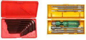 TAPARIA Ta 840 Combinaion Screwdriver Set + aki10 Allen Key Set Price ...