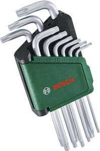 BOSCH 9-Piece Torx Key Set Comes with Ergonomic Handle T10 to T50 Allen ...