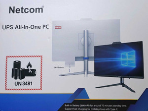 NetCom ALL IN ONE DESKTOP WITH 70 MIN UPS BATTERY BACKUP Intel Core i5 ...