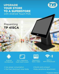 Tvs Electronics Android Touch Pos Billing Machine APU Dual Core (16 GB ...