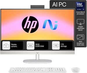 HP HP AiO 27 Core i5 (16 GB DDR5/Windows 11 Home/27 Inch Screen/27 ...