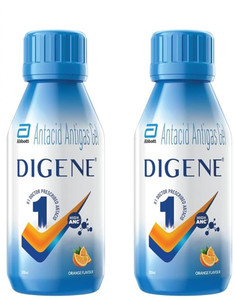 Digene Antacid Antigas Gel |Orange Flavour (200 x 2) Liquid Price in ...