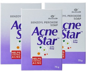 MANKIND Acne star 2.5% soap Bar Price in India - Buy MANKIND Acne star ...
