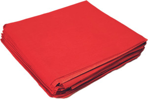 90 Degree Pooja Cloth for Puja Mandir Table Aasan for God Red 1 Meter ...