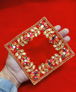 Balar for Home Mandir, Temple, God & Goddess Asana Altar Cloth (Pack of ...