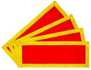 poojapaaths 10X30"Long Red Velvet Aasan Cloth for Pooja-Chowki Aasan ...